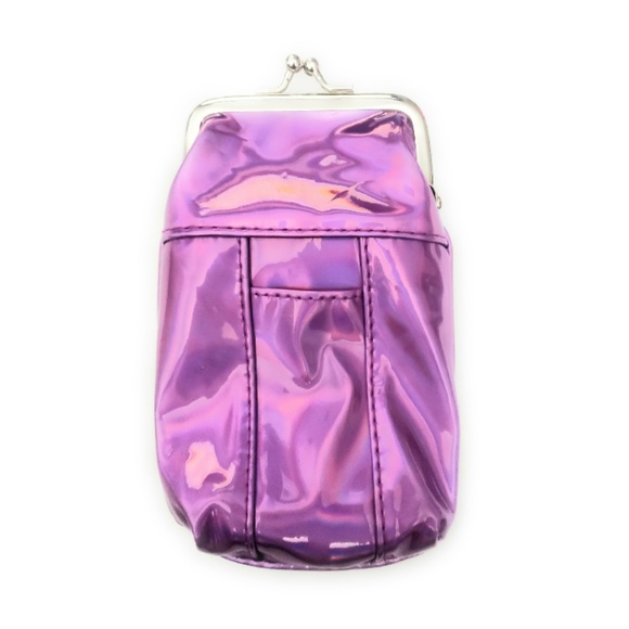 Bags | Purple Vinyl Iridescent Cigarette Case | Poshmark